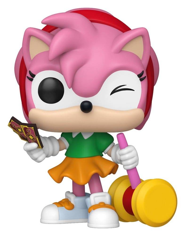 Sonic - The Hedgehog POP! Games Vinyl Figures Amy Rose with Piko Hammer ...